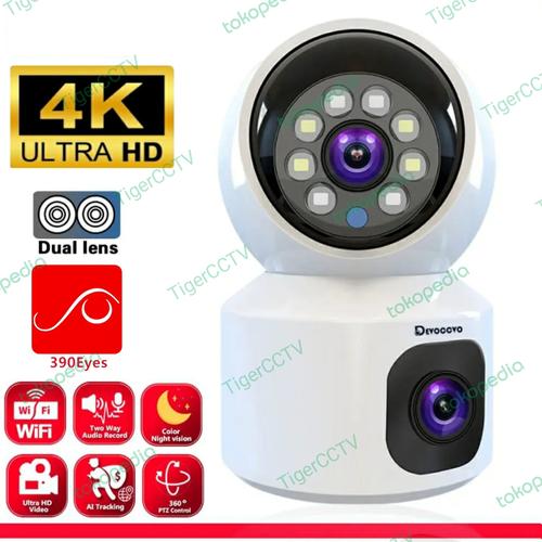 Promo IPCam CCTV Dual Camera 390Eyes Wifi Motion Tracking ColorVu ...