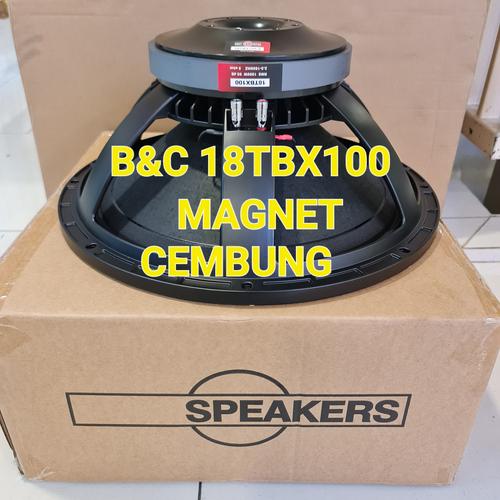 Jual Speaker B&C 18TBX100 18 inch 18 TBX100 ( Subwoofer )Magnet cembung ...