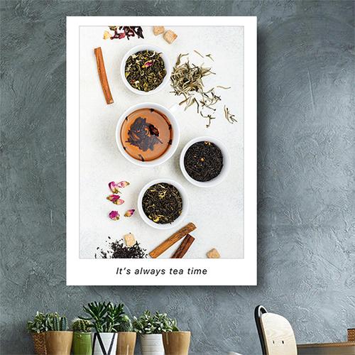 Jual Poster TEA Poster frame hiasan dinding cafe Tea Time Poster Teh ...