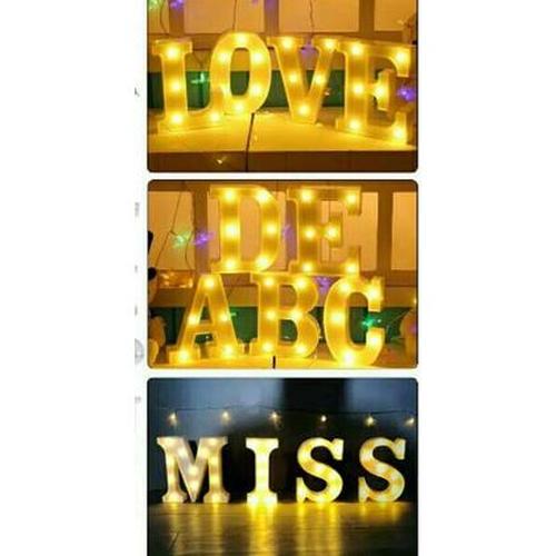 Jual Lampu Led Huruf, Lampu Huruf A-Z, Lampu Huruf Lengkap, Lampu Led ...