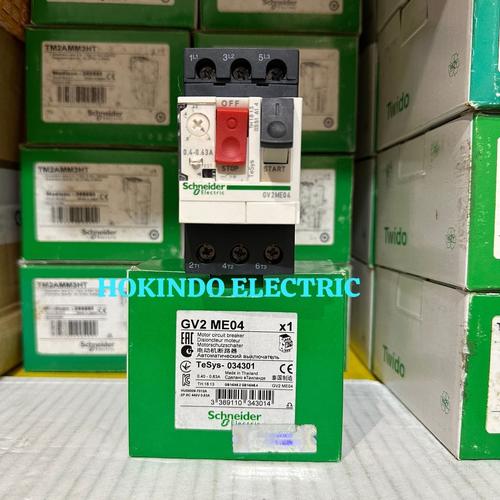Jual SCHNEIDER GV2ME04 MOTOR CIRCUIT BREAKER GV2ME04 0.4-0.63A 0.12KW ASLI - Jakarta Pusat ...