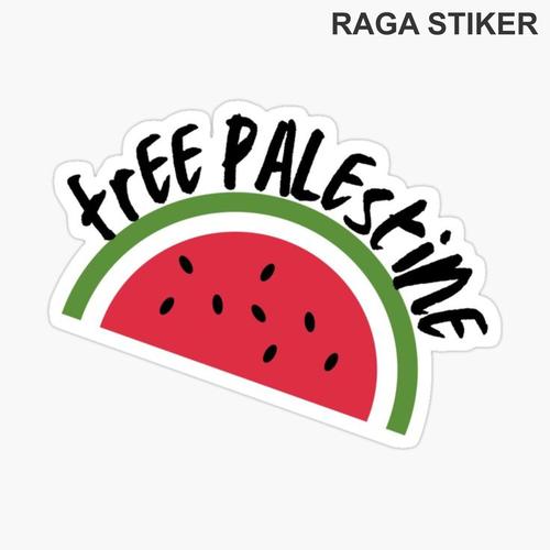 Jual STIKER CUTTING FREE PALESTINE STICKER SAVE PALESTINA SEMANGKA LUCU ...