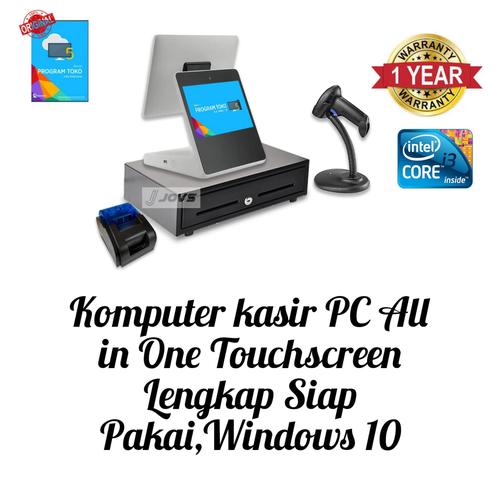 Jual Mesin kasir PC ALL IN ONE Touchscreen Komputer kasir Lengkap - Kota Depok - Tk. JOVS ...