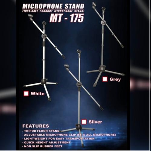 Jual Stand Mic MT 175 / MT-175 Lantai Tripod + Holder Handphone dan Mic ...