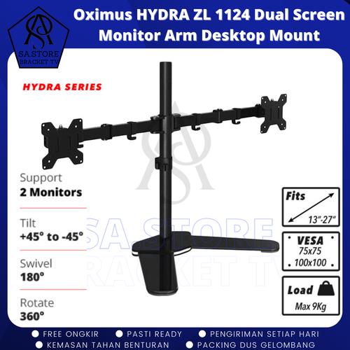 Jual Bracket Monitor 13 - 27 inch, Dual Screen Monitor Bracket Stand ...