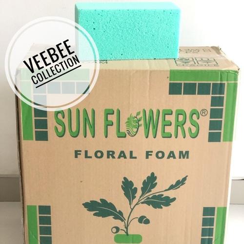 Jual Busa bunga isi 24/ gabus bunga/ foam hijau/ gabus bunga plastik ...