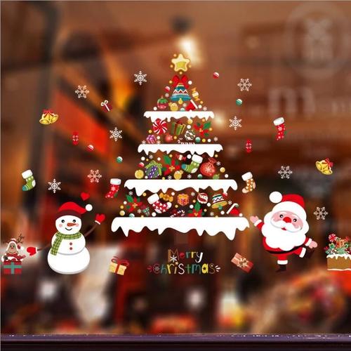 Jual STIKER NATAL DEKORASI NATAL STICKER KACA FILM CHRISTMAS SERI ...