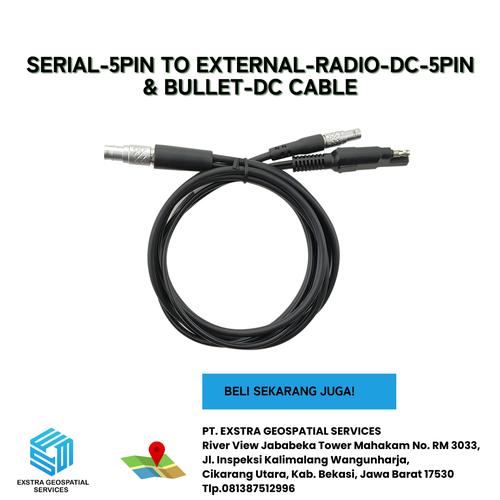 Jual Serial-5pin to External-Radio-DC-5pin & Bullet-DC Cable Gnss ...