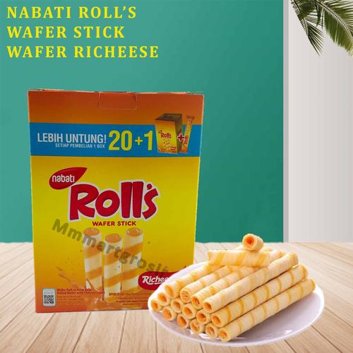Promo Nabati Roll's / Wafer Stick Keju / Wafer Richeese / 1 Box Isi ...