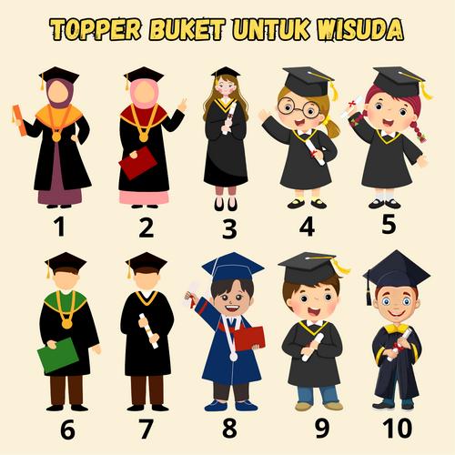 Jual TOPPER BOUQUET WISUDA/HIASAN BOUQUET - Kab. Magelang - Erinka ...