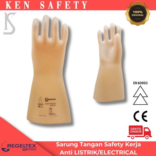 Jual Sarung Tangan Safety Anti Listrik 2.5 KV/ 2500 VOLT INSULATED ...