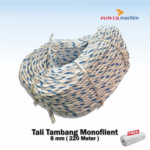 Jual Tali Tambang PP Rope Monofilament 8mm 10mm 12mm /Roll - 8 MM ...