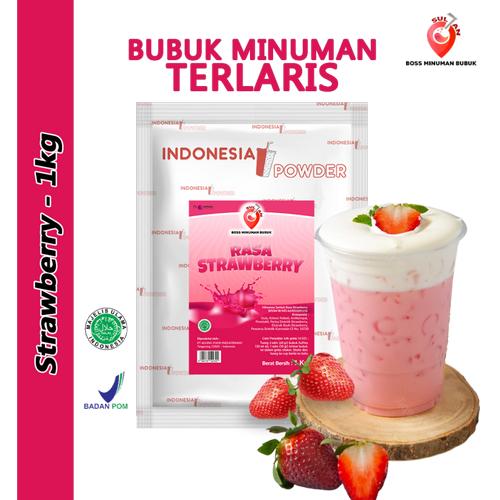 Promo SUL7AN Bubuk Minuman Rasa Strawberry / Stroberi 1 KG Mengandung ...