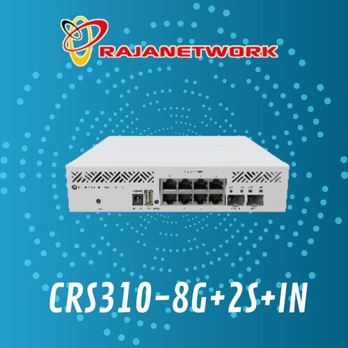 Jual MikroTik Cloud Router Switch CRS310-8G+2S+IN Gigabit Router ...