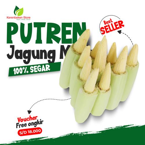 Jual Jagung Muda / Putren Segar 1kg – Baby Corn Lembut, Cocok untuk ...