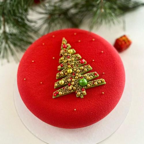 Jual Silicone Mold Pohon Natal Entremet Cake Christmas Tree Cetakan ...