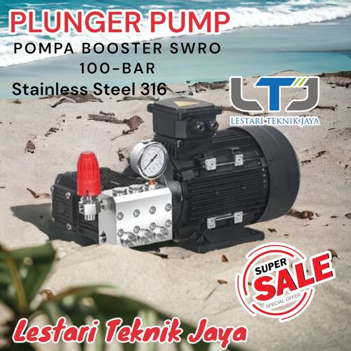 Jual Pompa Swro Plunger 8Lpm 100Bar Pompa Booster Membrane Ro Air Laut ...