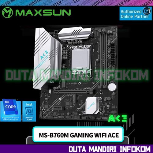 Promo MAXSUN B760M GAMING WIFI ACE - [Socket LGA 1700, B760, DDR5, m-ATX] Cicil 0% 3x - Jakarta ...