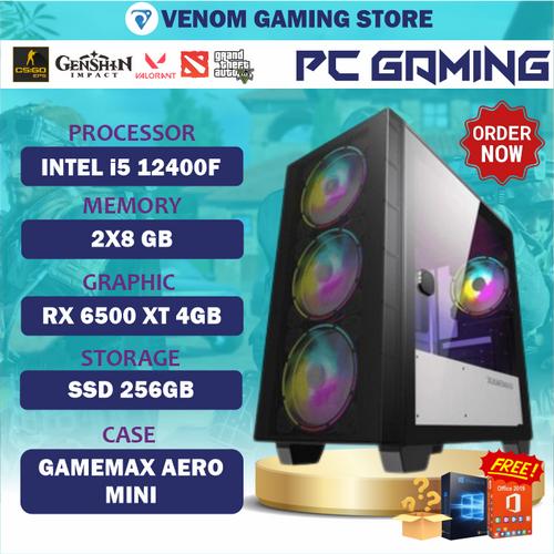 Jual Pc Gaming Venom | i5 12400F | RX 6500 XT | NVME | 16 GB RAM ...