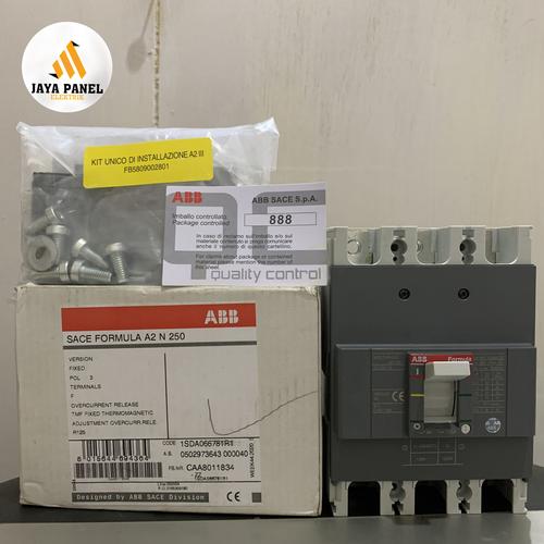 Jual SACE FORMULA A2 N 250 MCCB 3P 125a ABB - Jakarta Pusat - Jaya ...