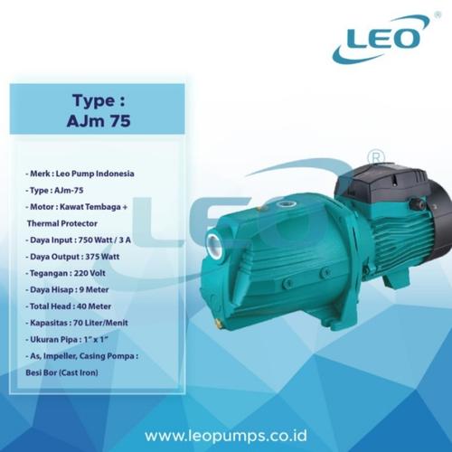 Jual POMPA AIR SUMUR DANGKAL SEMI JETPUMP LEO AJM 75 - Kota Palembang - MP. TOOLS | Tokopedia
