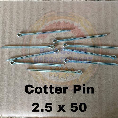 Jual cotter pin 2.5x50 split pin M2.5x50 spipen 2.5 x 50mm split pen 2 ...