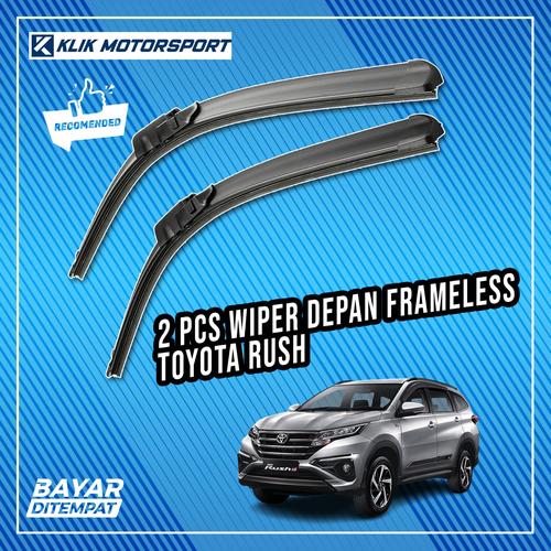 Promo Wiper Toyota All New Rush / Wiper Mobil Frameless - 1 Set Depan ...