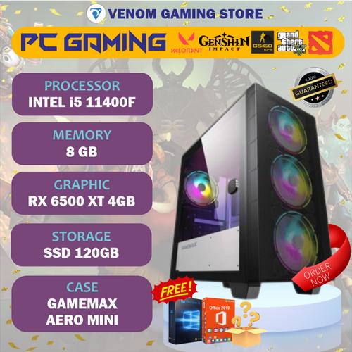 Jual PC Gaming Venom | i5 11400F | RX 6500 XT | 16 GB RAM | SSD ...