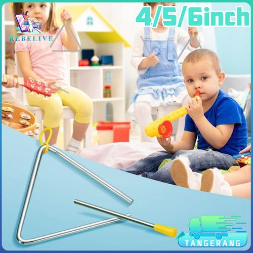 Jual 4/5/6 Triangle Alat Musik Alat Musik Triangle - 6inch - Kota ...