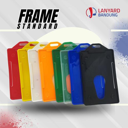Jual casing idcard frame id card case id card card holder plastik ...
