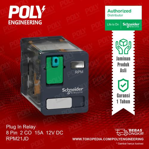 Promo RPM21JD Relay Power 8 Pin 15A 2CO 12VDC Schneider - Kota Semarang ...