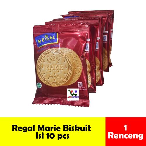Jual REGAL MARIE RENCENG ISI 10 PCS - BISKUIT TINGGI PROTEIN - Kota ...