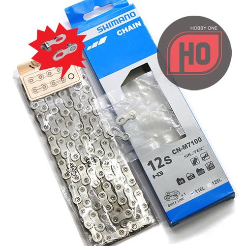 Jual SHIMANO SLX CN-M7100 12 Speed SIL-TEC MTB Chain Rantai - 116L ...