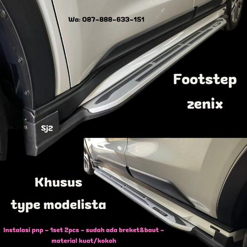 Jual foot step innova zenix khusus tipe modelista pnp dan premium ...