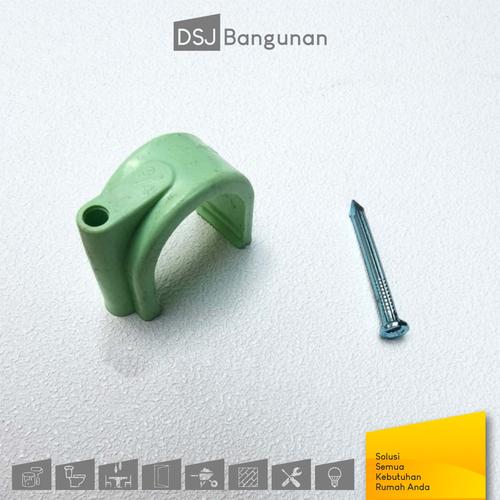 Jual Klem Pipa PVC Hijau Klem Pipa Air - 1" - Kota Palembang - DSJ ...