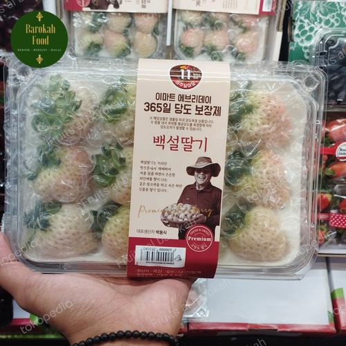 Jual Promo Buah Strawberry Korea white | buah strawberry import| pack ...