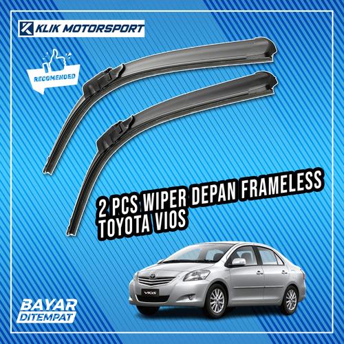Jual Wiper Toyota Vios 2007 - 2012 / Wiper Mobil Frameless - 1 Set ...