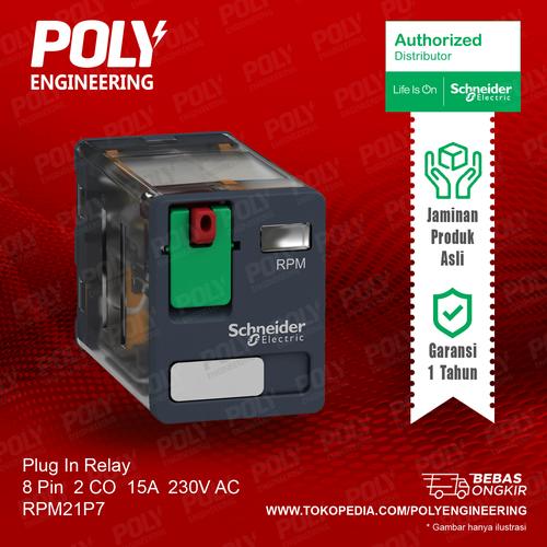 Jual RPM21P7 Relay Power 8 Pin 15A 2CO 230VAC Schneider - Kota Semarang ...