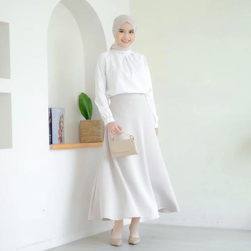 Promo Rok kantor Line A Rok Scuba premium Payung - futschia - Kota ...
