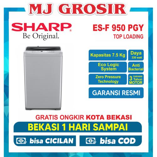 Jual MESIN CUCI 1 TABUNG SHARP ESF 950 PGY 950PGY TOP LOADING 7.5 KG - dus bawaan - Kota Bekasi ...