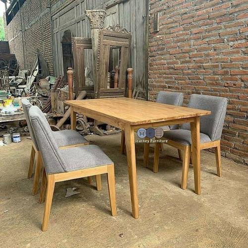 Jual DINING TABLE SET MINIMALIS , SET MEJA MAKAN MINIMALIS MODERN K4 ...
