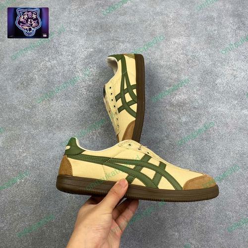 Jual Ontska Tiger Mexico66/Tokuten Slipon Beige Green/Original - 37 ...