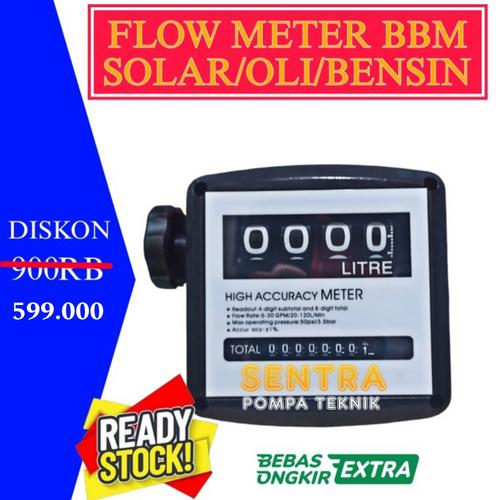 Jual Flow meter Minyak solar dan oli Alat pengukur literan minyak ...