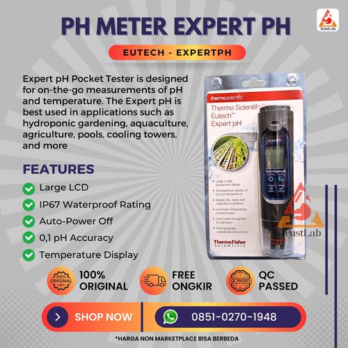 Jual EXPERT PH Eutech | pH Meter Digital Eutech | pH Tester | pH Meter ...