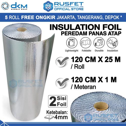 Jual Peredam Panas Atap Rumah Insulation Alumunium Bubble Wrap Foil ...