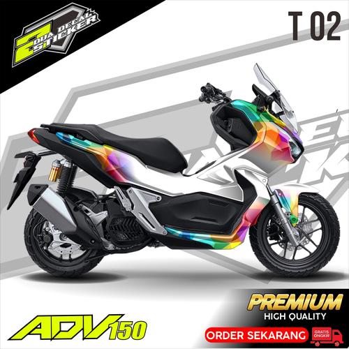 Jual Decal Sticker Full body Motor Honda ADV 150 DS kode T.02 - Putih ...