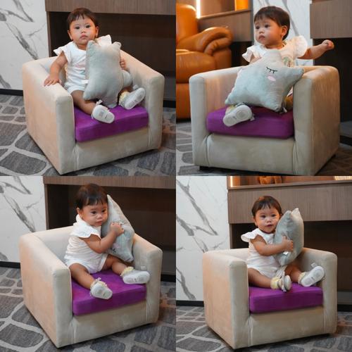 Promo Sofa Seater / Kursi Anak / Sofa Minimalis Kamar anak Guina IVARO ...