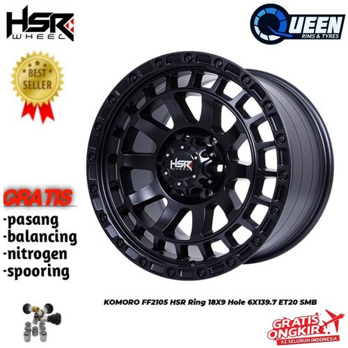 Jual VELG OFFROAD HSR KOMORO R18 BUAT FORTUNER HILUX EVEREST TRITON ...