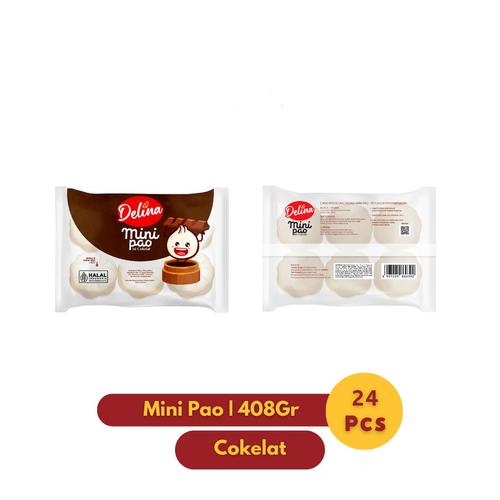 Jual MINIPAO COKLAT DELINA 408GR ISI 24PCS CHOCOLATE PAO - COKELAT ...