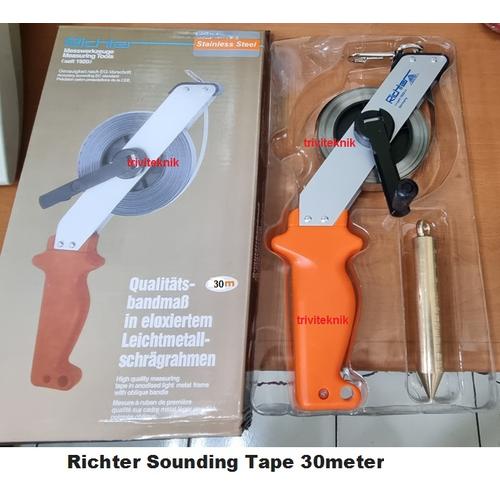 Jual richter oil sounding tape depth roll,ritcher meteran tangki minyak ss - bandulonly ...